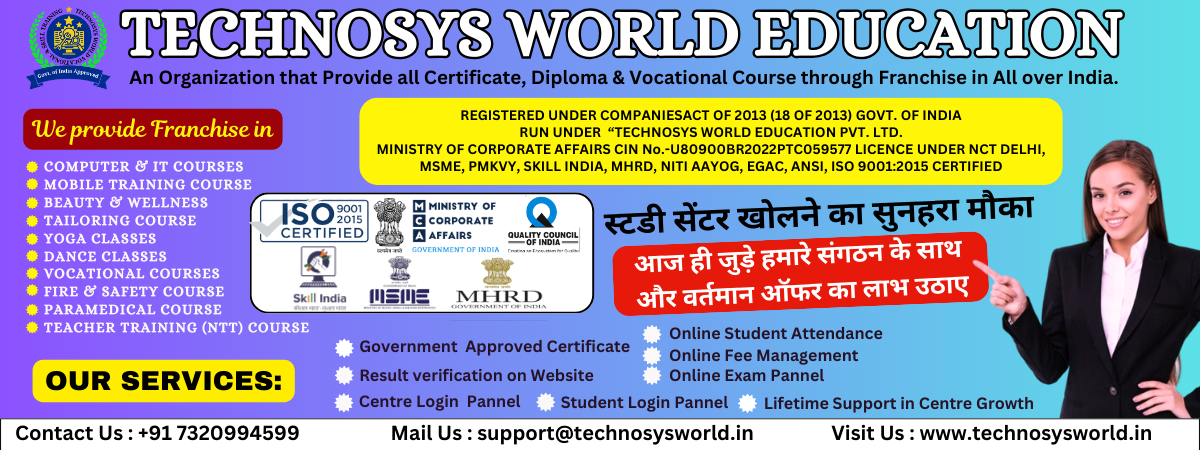 Home - TECHNOSYS WORLD VOCATIONAL AND SKILL TRAINING